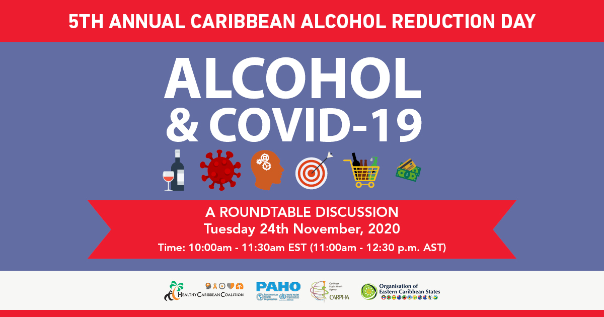 5th Caribbean Alcohol Reduction Day (CARD) 2020 - Healthy Caribbean ...