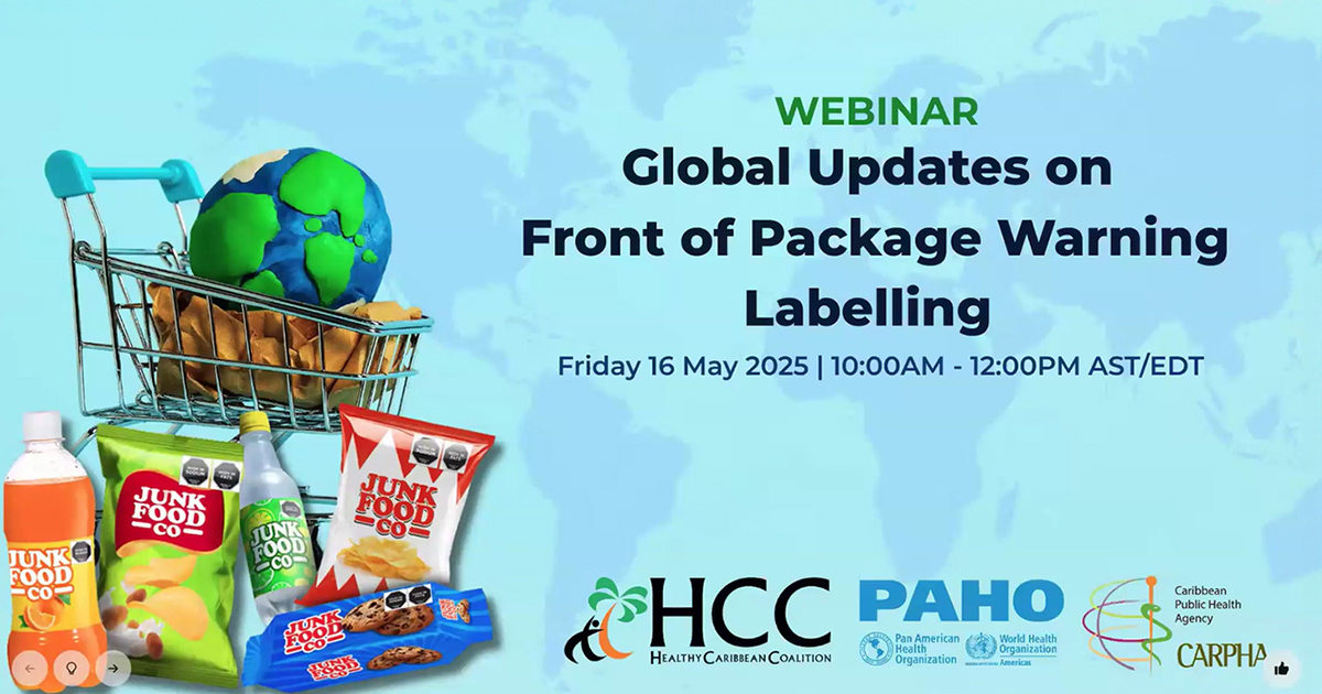 Webinar: Global Updates on Front of Package Warning Labelling - Healthy ...